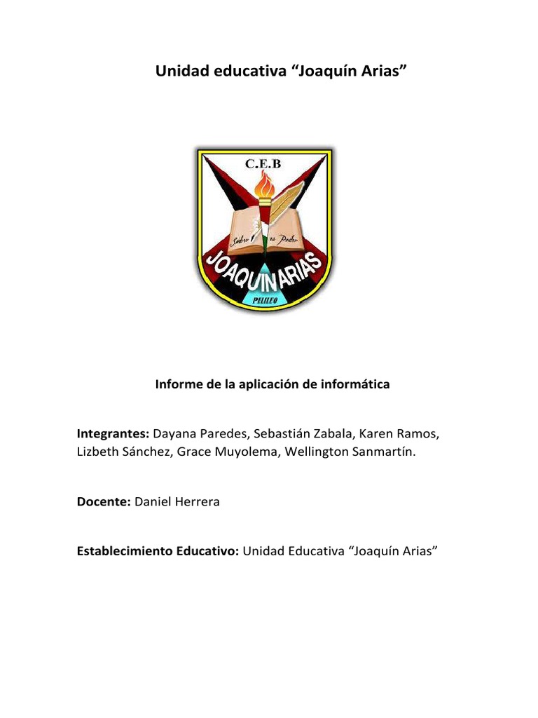 Proyecto de Informatica | PDF