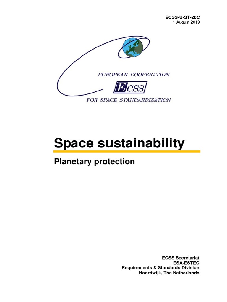 Space Sustainability - Planetary Protection | PDF