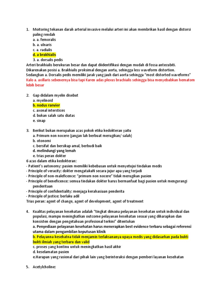 Soal - Jawaban Anes | PDF