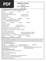Elementary English Grammar Class-5 | PDF
