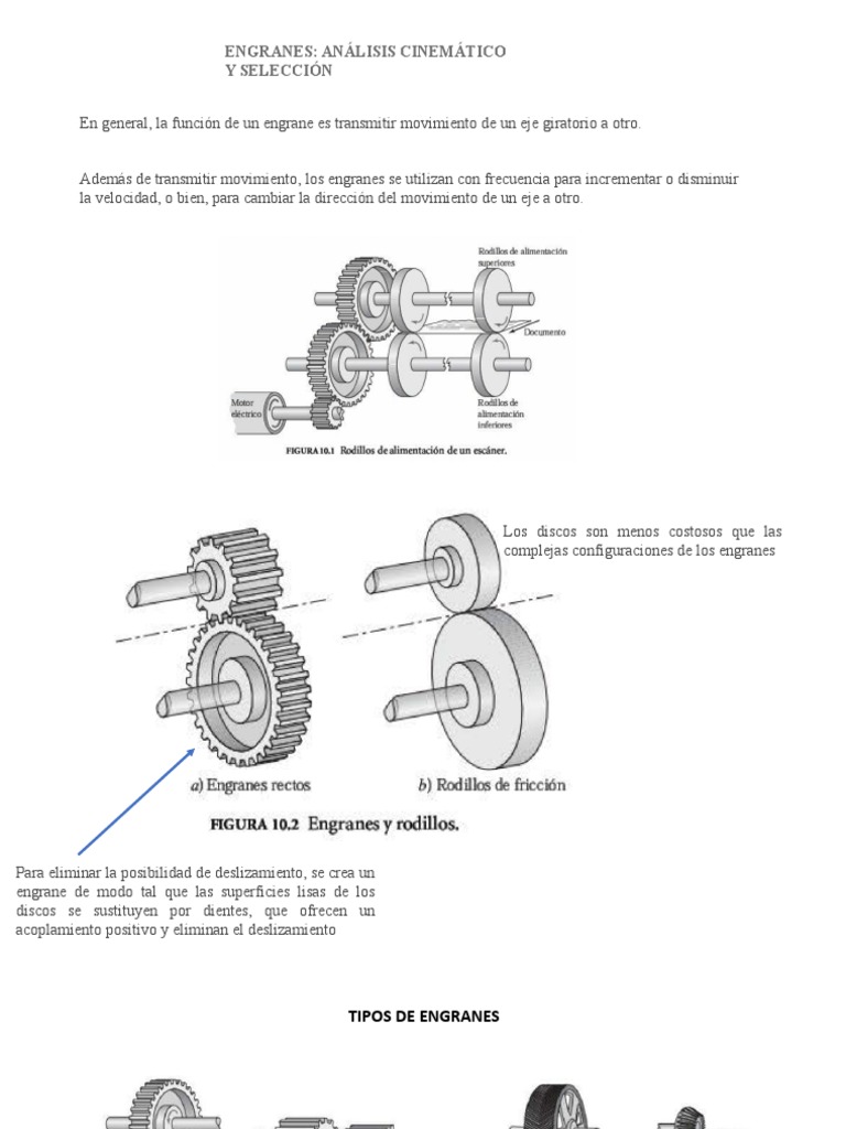 Engranes 2 | PDF | Engranaje | Rotación