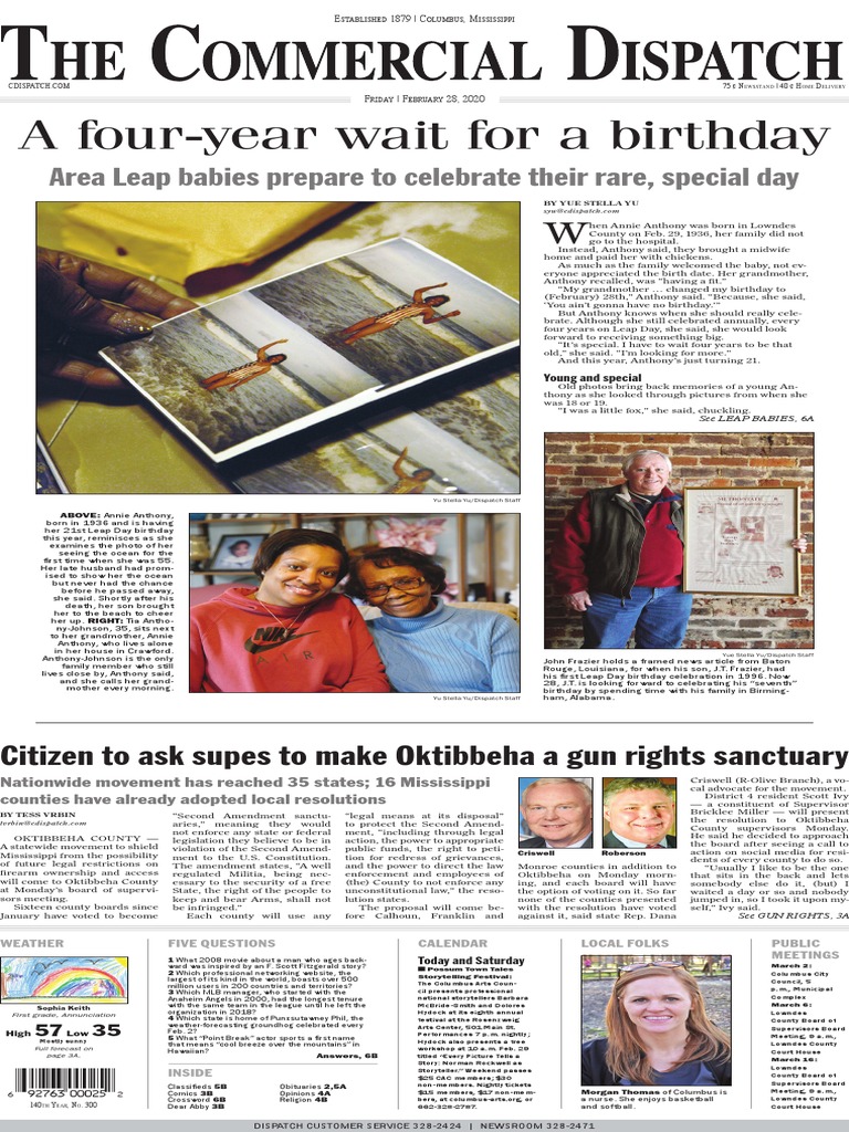 Commercial Dispatch Eedition 2-28-20 | PDF