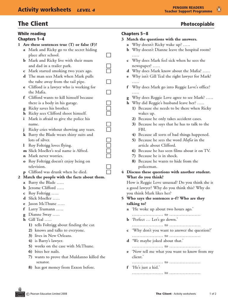 The Client Activities | PDF