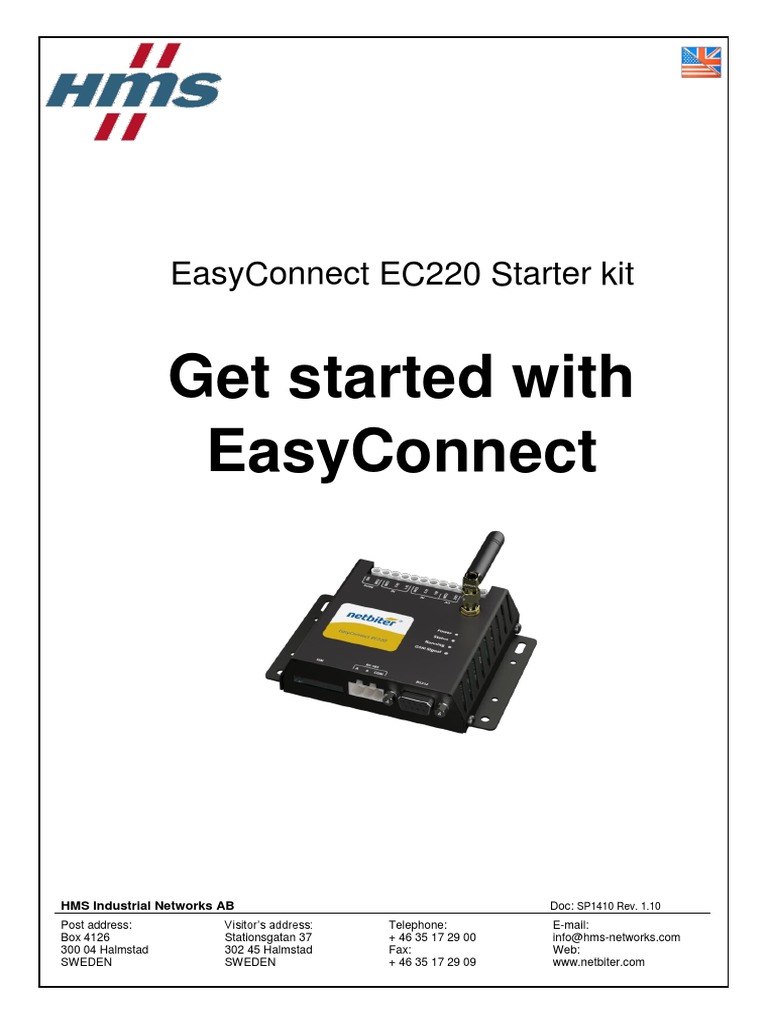 Get Started With Easyconnect Ec220 Starter Kit | PDF | Login | User ...
