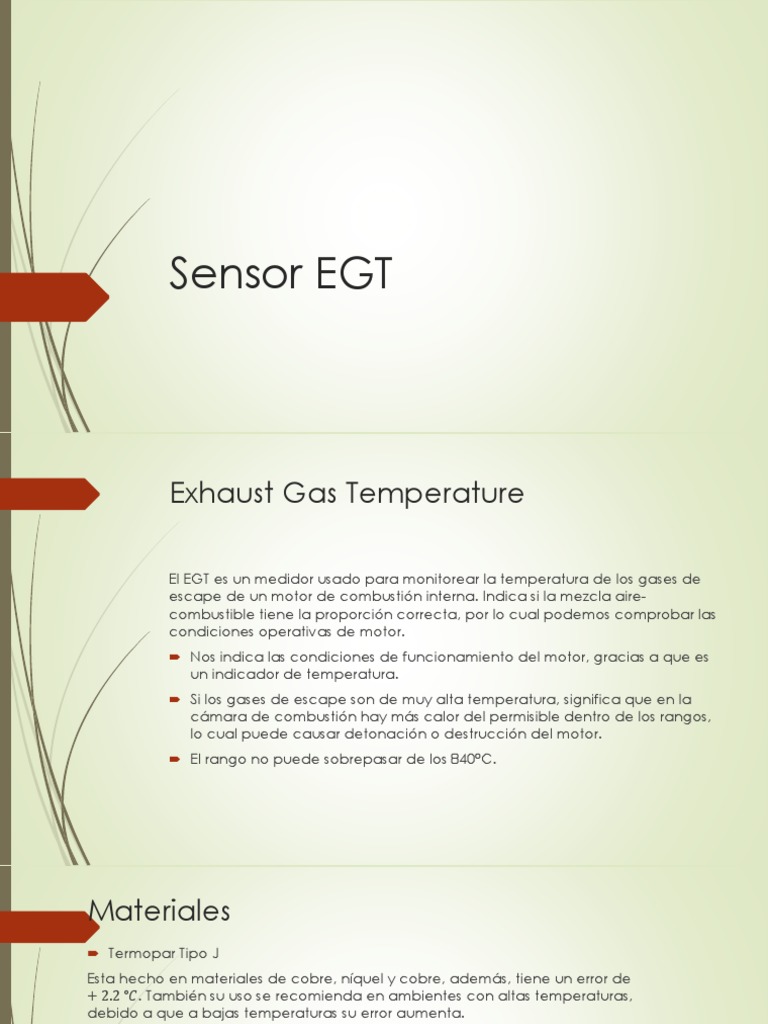 Sensor EGT | PDF