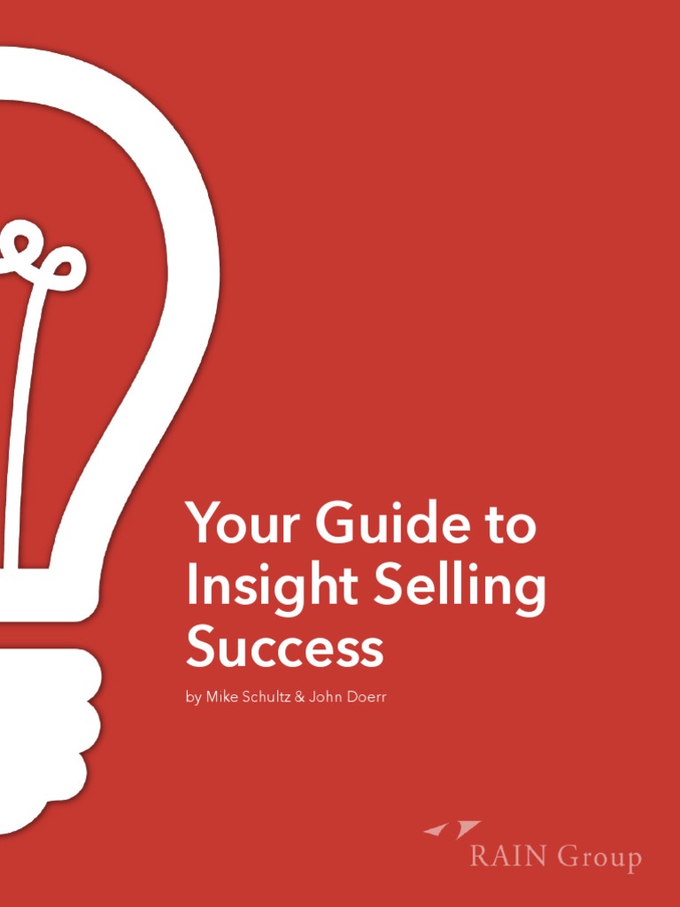 Insight Selling Guide | PDF | Insight | Sales