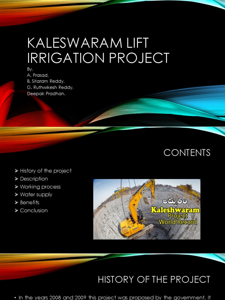 Kaleshwaram Project | PDF | Fresh Water | Water And Politics