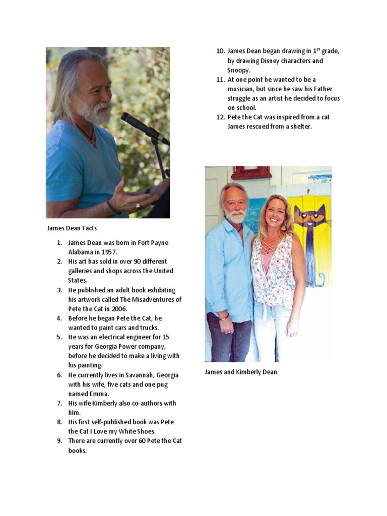 James Dean Author Study | PDF