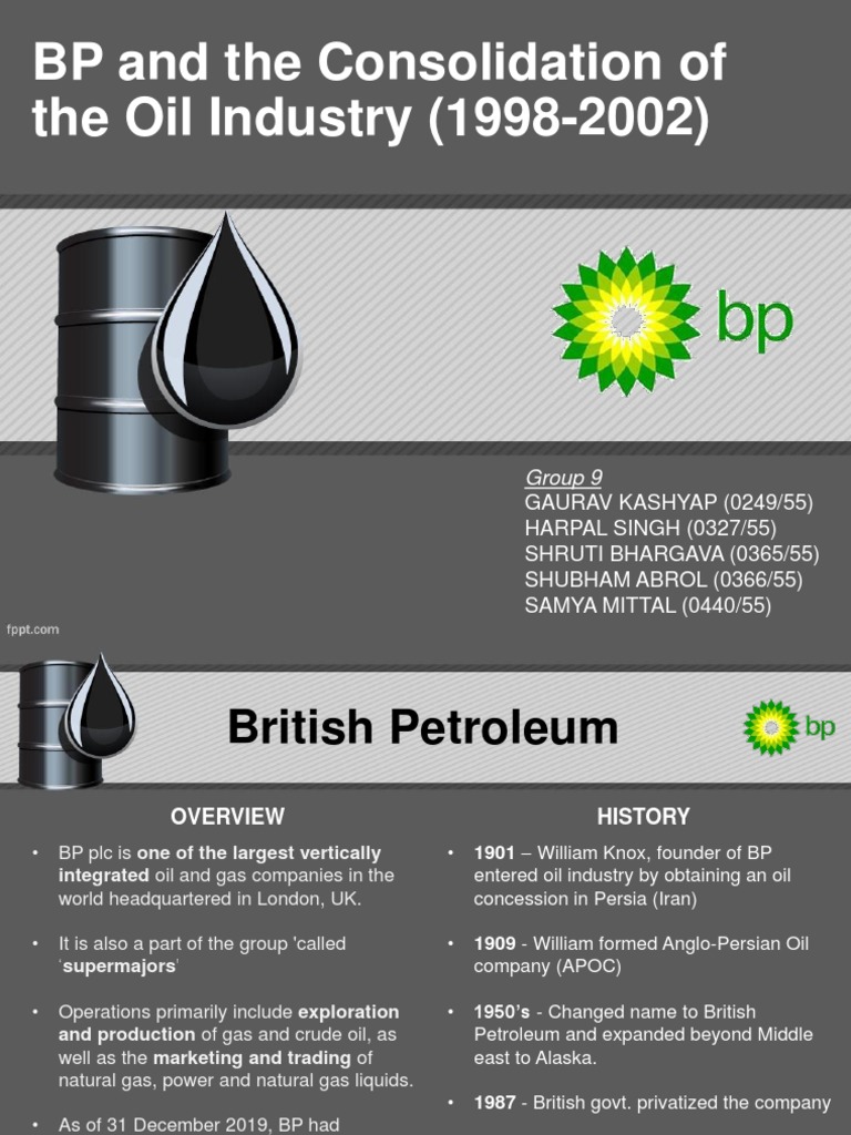 BP's Oil Industry Consolidation (1998-2002) | PDF | Bp | Opec