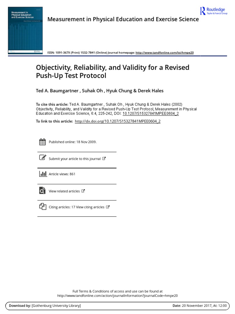 Objectivity, Reliability, and Validity For A Revised PDF | PDF ...