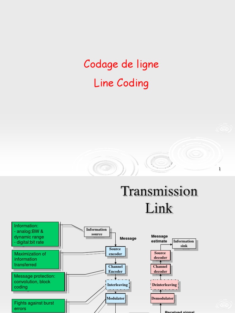 Codage de Ligne | PDF | Bit | Technologie numérique