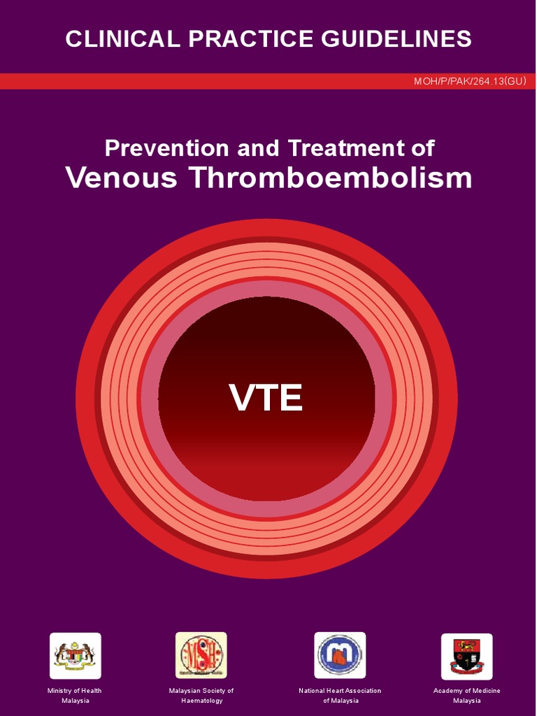 CPG - Prevention Treatment VTE 2013 PDF | PDF | Thrombosis | Clinical ...
