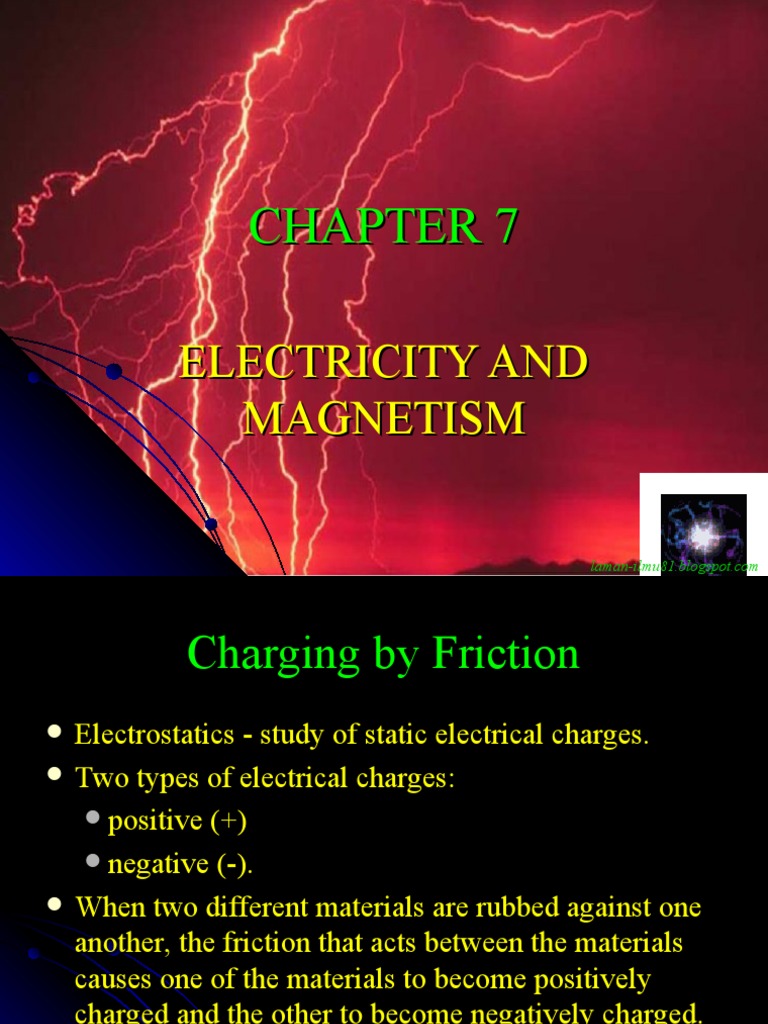 Chapter 7: Electricity and Magnetism | PDF | Electrical Resistance And ...