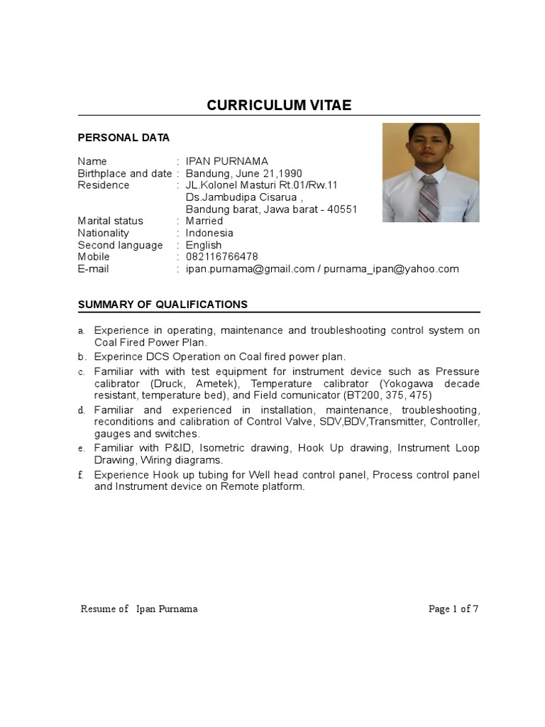 CV Ipan Purnama | Download Free PDF | Calibration | Boiler