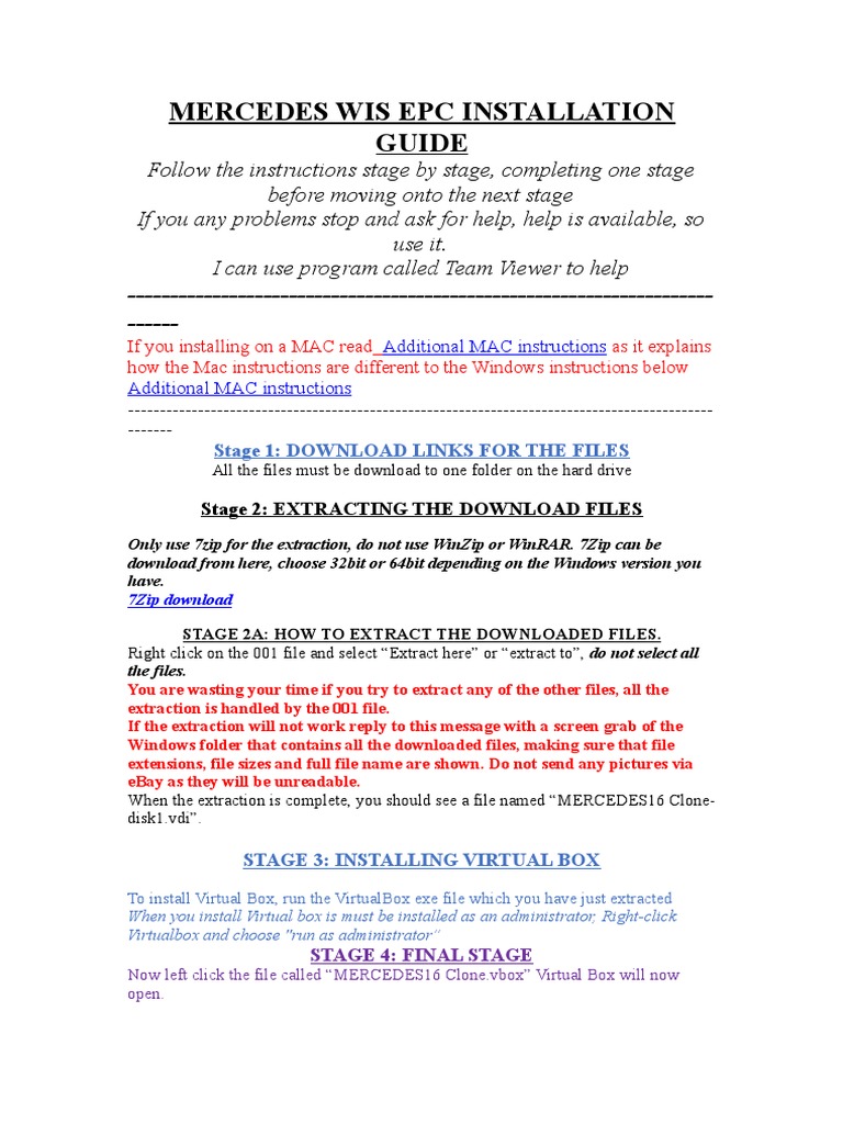 Mercedes Wis Epc Installation Guide PDF | PDF | Computer File ...