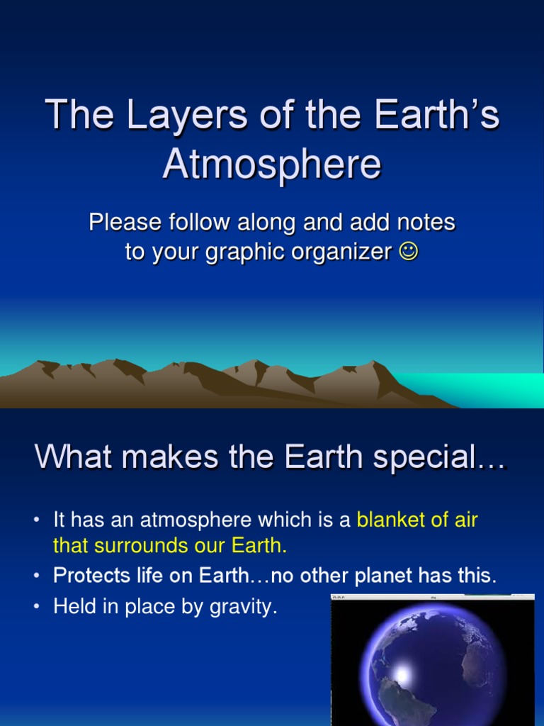 Layers of The Atmosphere Power Point PDF | PDF | Atmosphere Of Earth ...