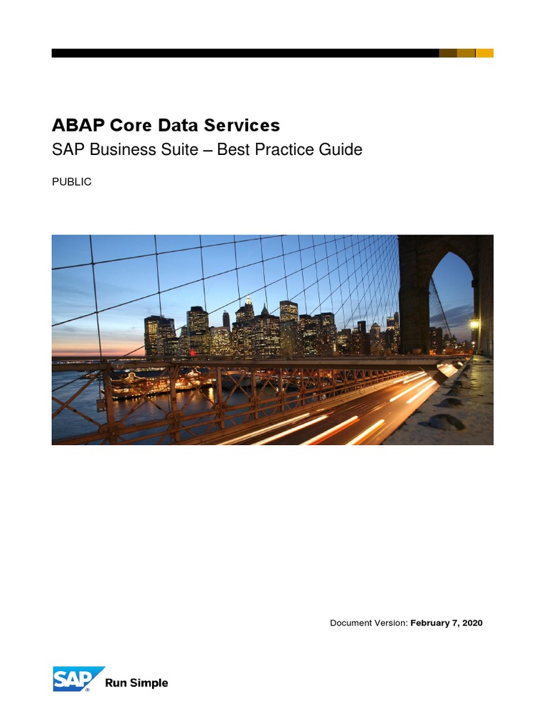 Abap CDS | PDF | Databases | Database Index Abap CDS | PDF | Databases | Database Index