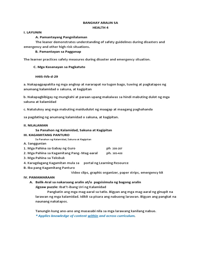 Cot Q4 Health 4 | PDF