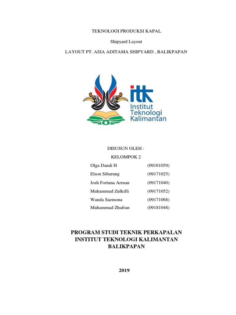 Efisiensi Layout Galangan Kapal | PDF | Sains & Matematika | Teknologi ...