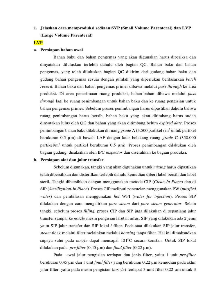 SOAL SVP Dan LVP | PDF