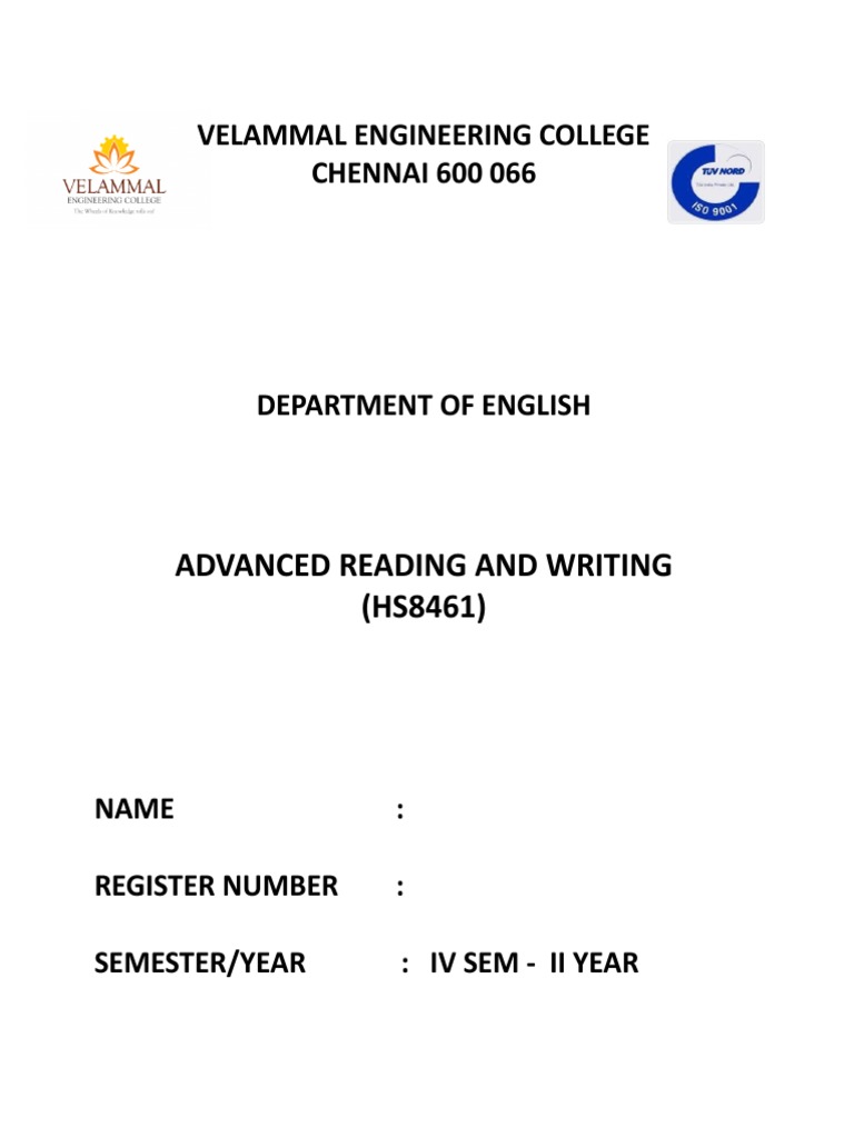 Advanced Reading and Writing Syllabus | PDF | Marie Curie | Foods
