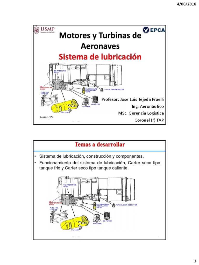 USMP-MTA-02-15-Sistema de Lubricacion | PDF | Engranaje | Lubricante