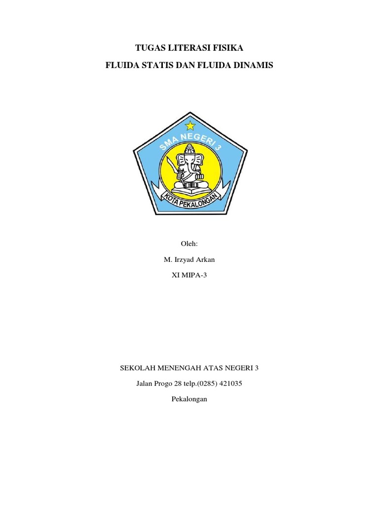 Fluida Statik Dan Dinamis | PDF
