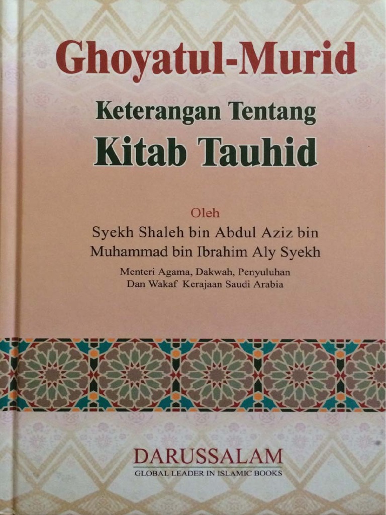 Ghoyatul Murid Keterangan Tentang Kitab Tauhid PDF | PDF