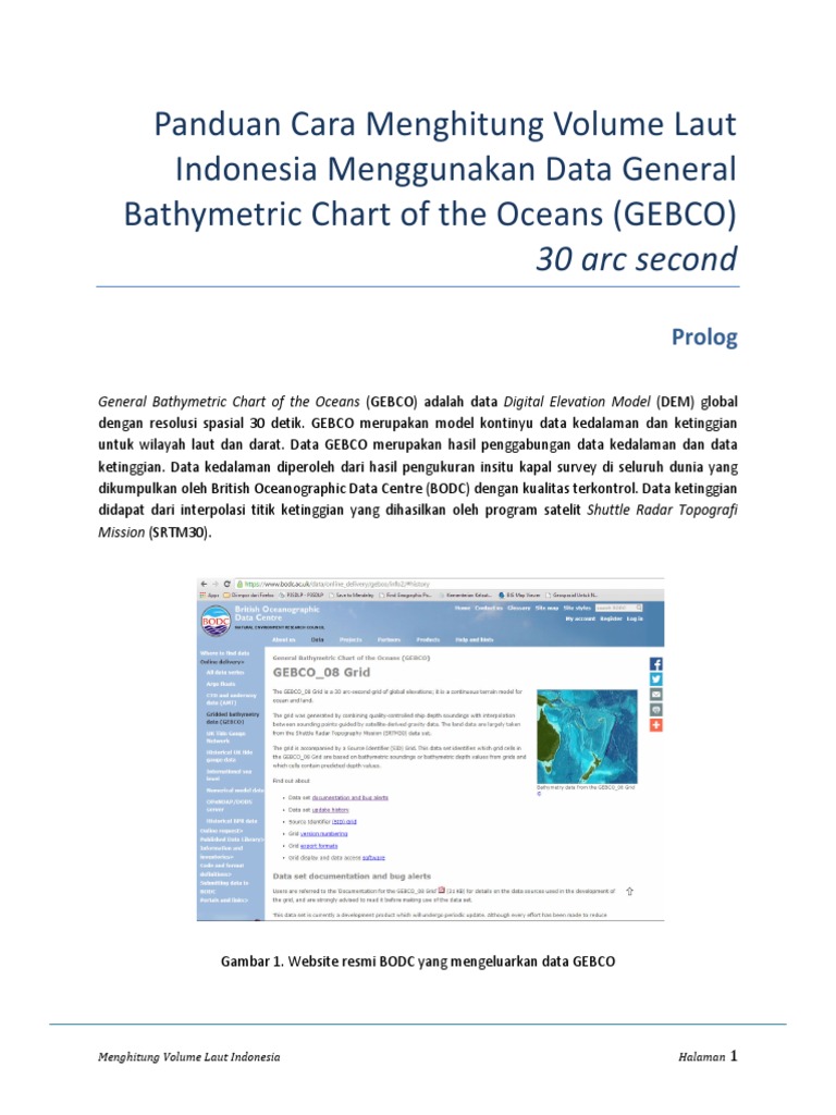 Panduan Cara Menghitung Volume Laut Indonesia Menggunakan Data General ...