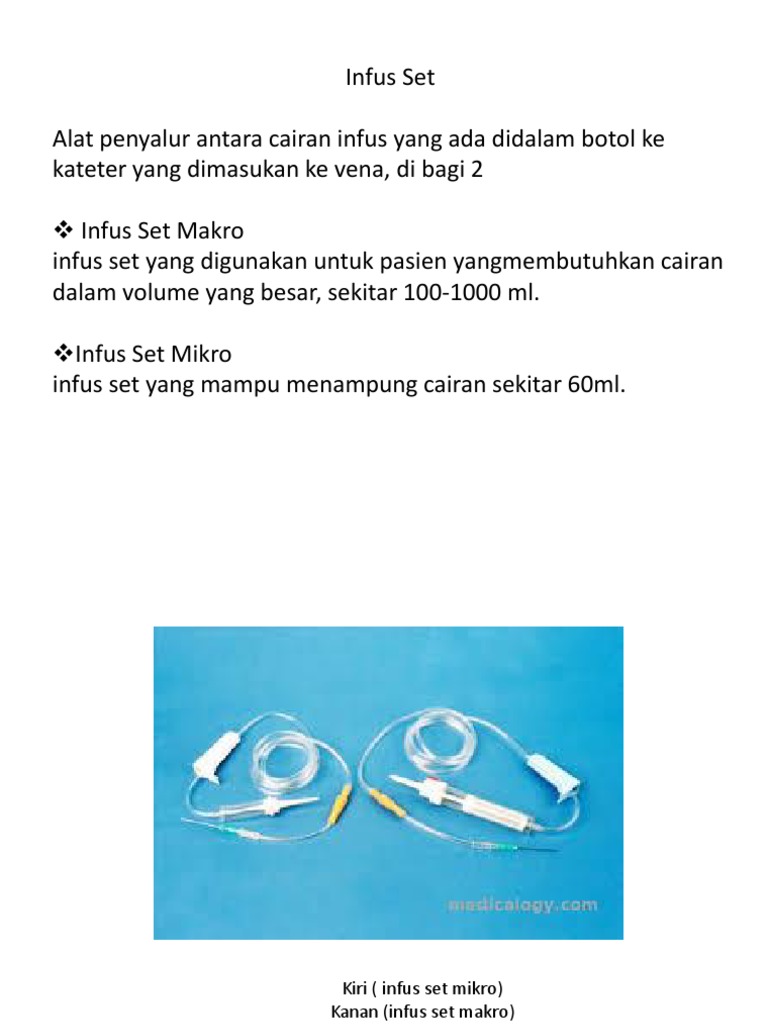 Infus Set | PDF | Pengembangan Diri