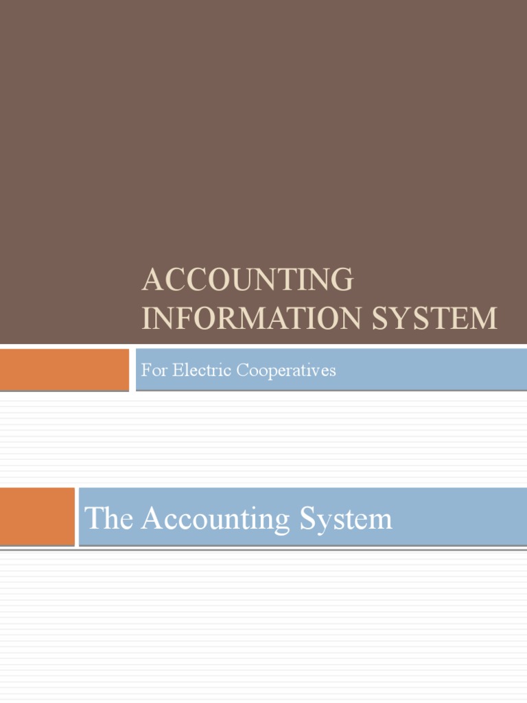 Accounting Information System: For Electric Cooperatives | PDF | Java ...