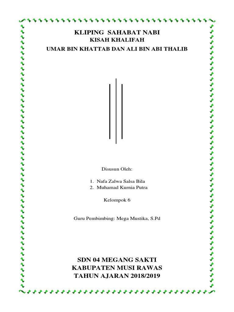 Kliping Sahabat Nab1 | PDF | Sejarah | Klasik