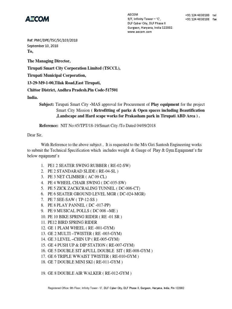 103 - Revised DPR Submission Letter - SEP 10 2018 | PDF