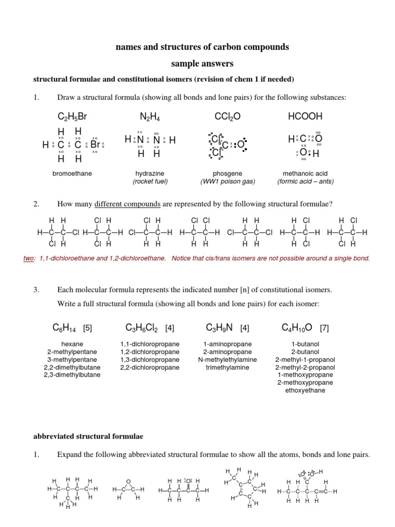 What Are Structures And Names Of C4h10o
