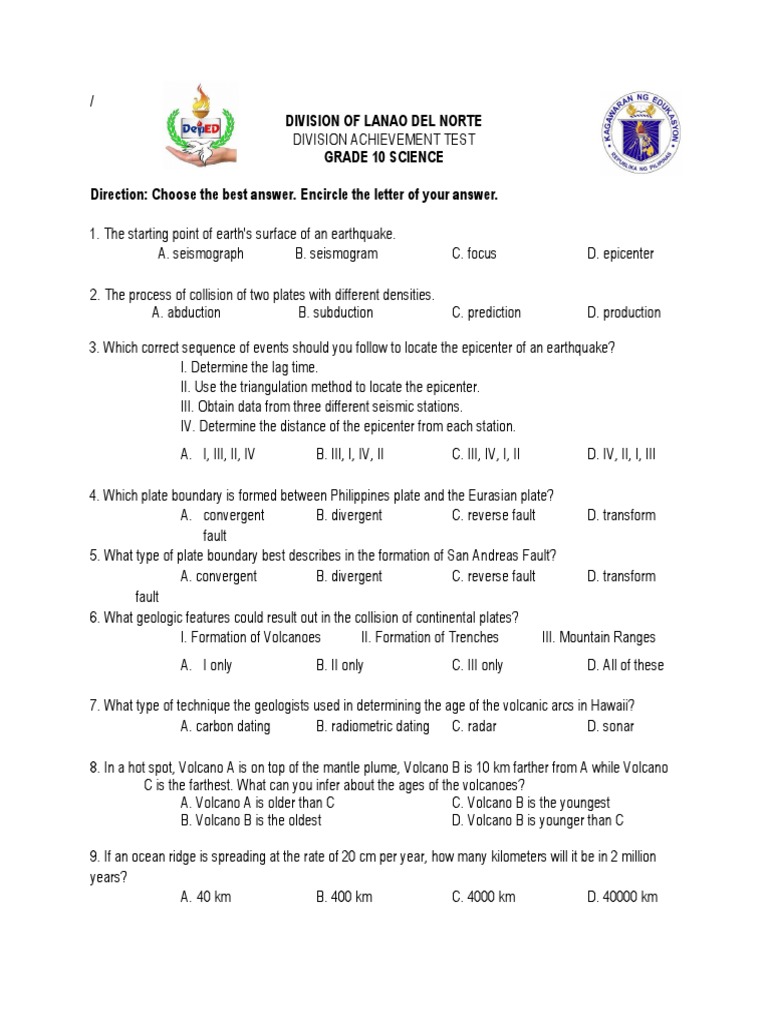 DAT Grade 10 Final | PDF