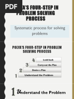 Lesson 2.2 Polyas Four Step in Problem Solving | PDF