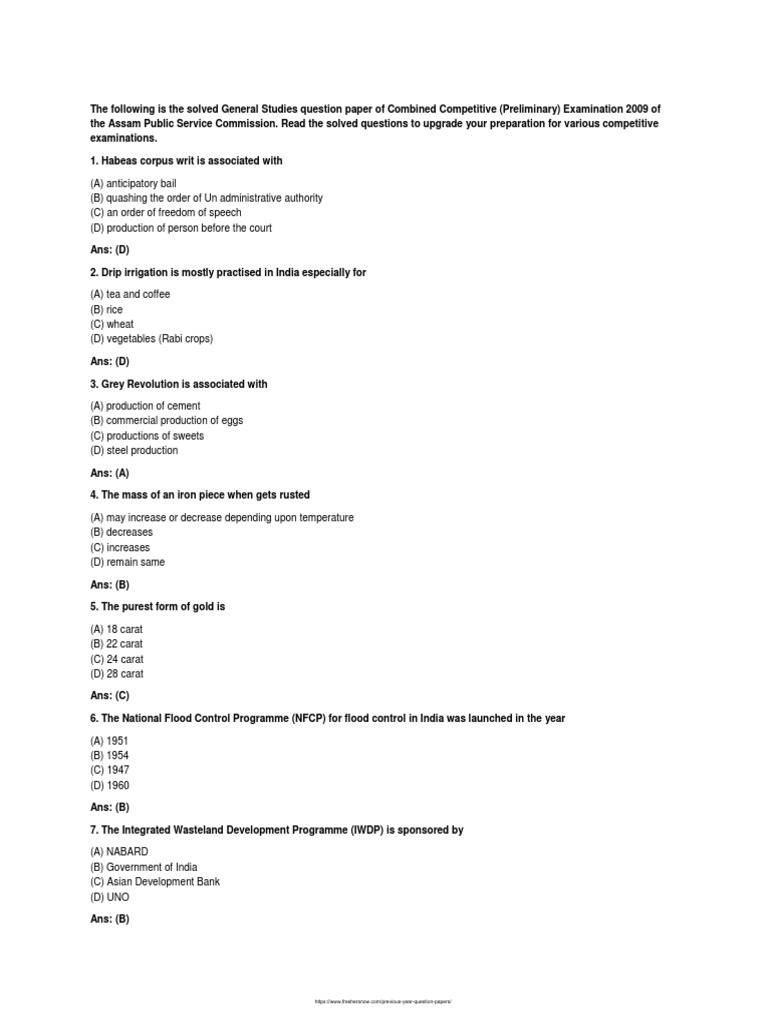 General Studies 1 | PDF