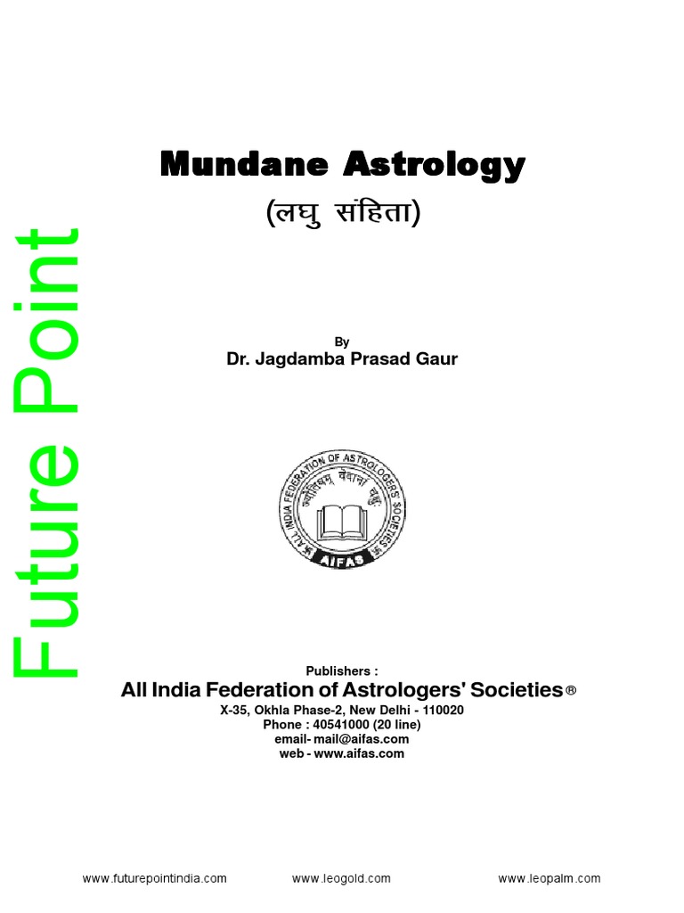 Mundane Astrology AIFAS | PDF