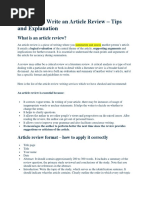 How-to-Write-a-Journal-Article - Review-APA-Style (Modified) | PDF ...