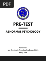 Abnormal Psychology Practice Test | PDF | Anxiety Disorder | Diagnostic ...