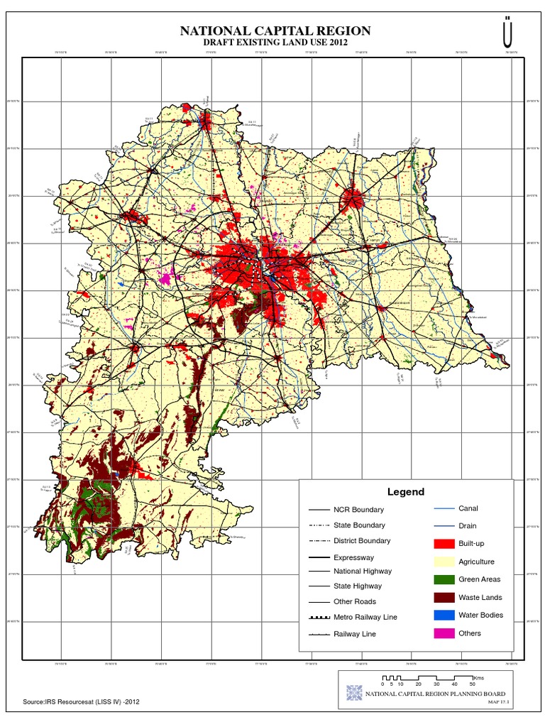 NCR Railway and Canal Network Map | PDF