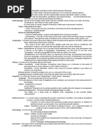 9 Branches of Social Science | PDF | Geography | Speech