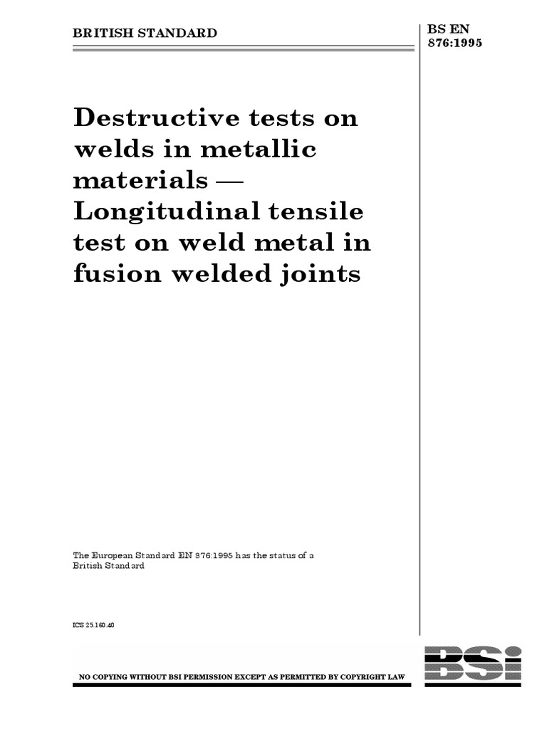 BS en 876-1995 PDF | PDF