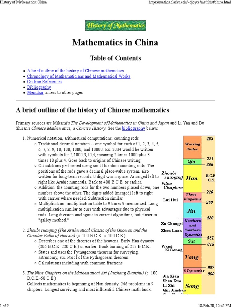 Math China | PDF | Teaching Methods & Materials