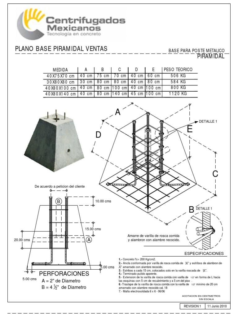 Plano Base Piramidal PDF | PDF