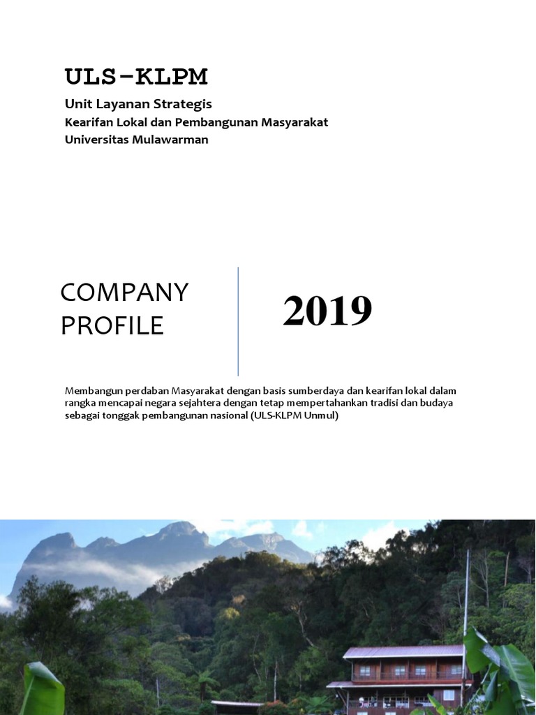 Profile Company ULS-KLPM 2019 N PDF | PDF