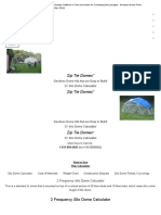 Paper Geodesic Dome Building Guide | PDF | Dome