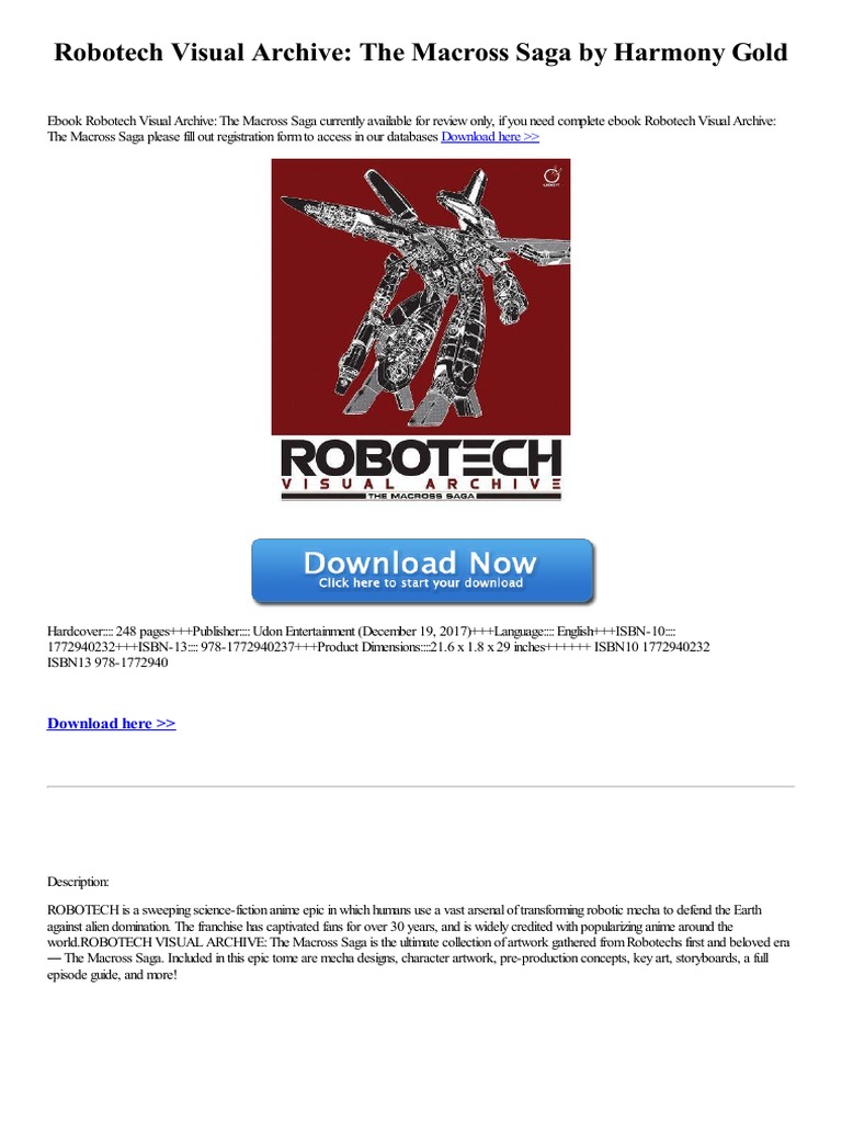 Robotech Visual Archive The Macross Saga | PDF