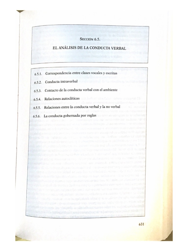 El Analisis de La Conducta Verbal-1 | PDF