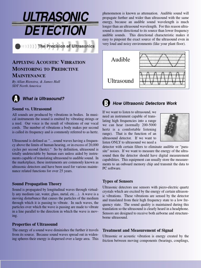 Ultrasonic Detection: Applying Acoustic Vibration Monitoring To ...